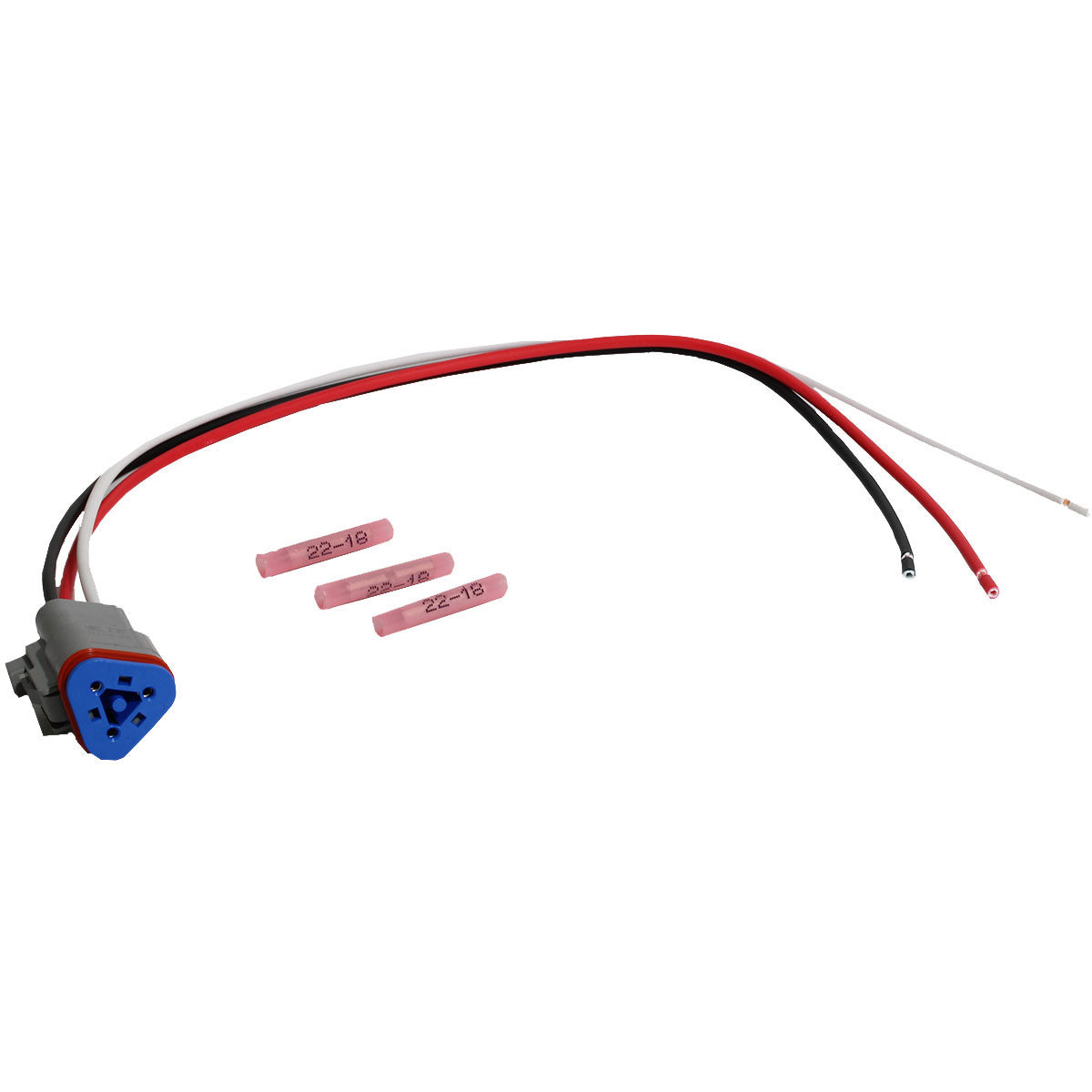 DT06-3S DETUSCH DT 3 Way Plug J1939 1' Pigtail