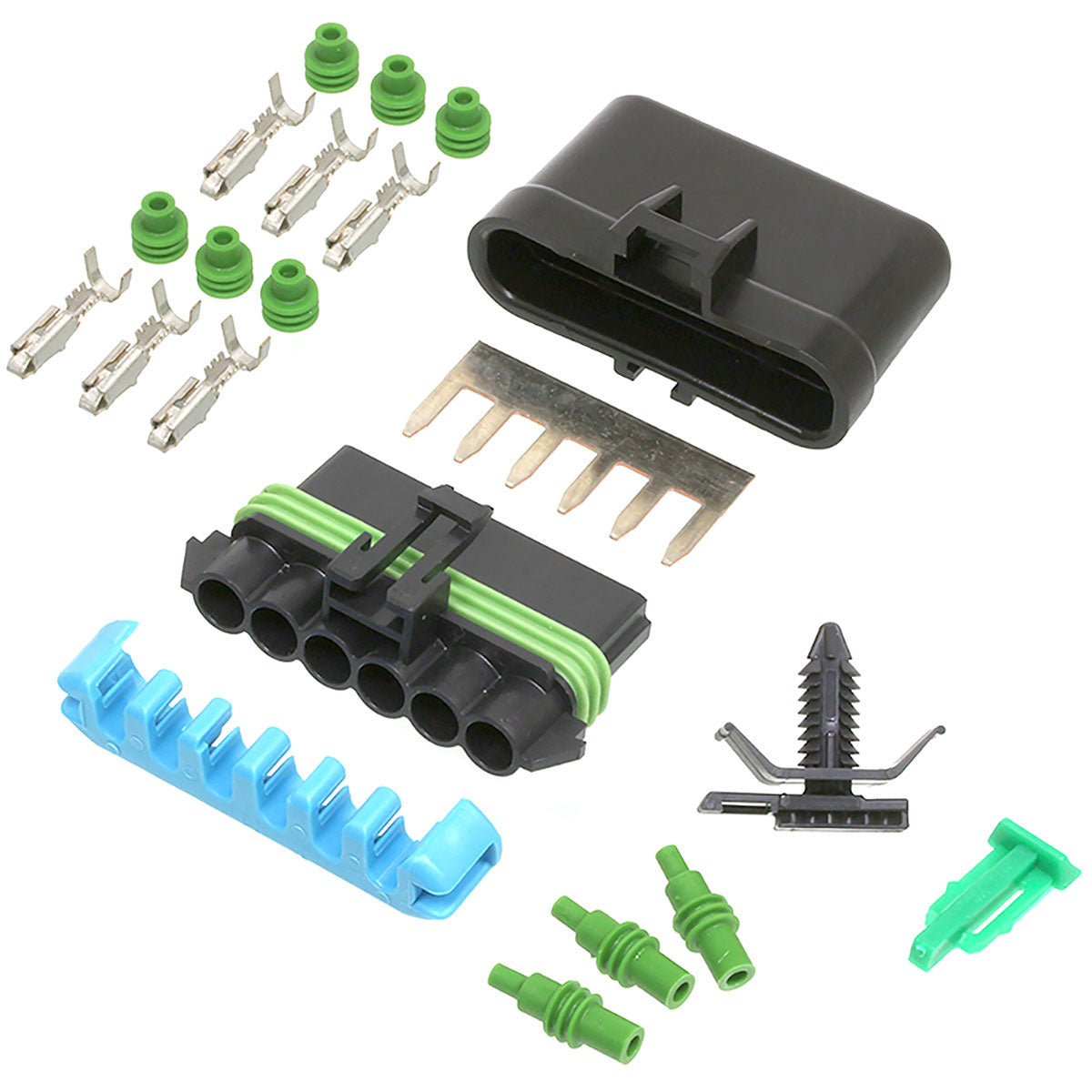 Delphi Metri-Pack 280 Single 6 Way Buss Kit