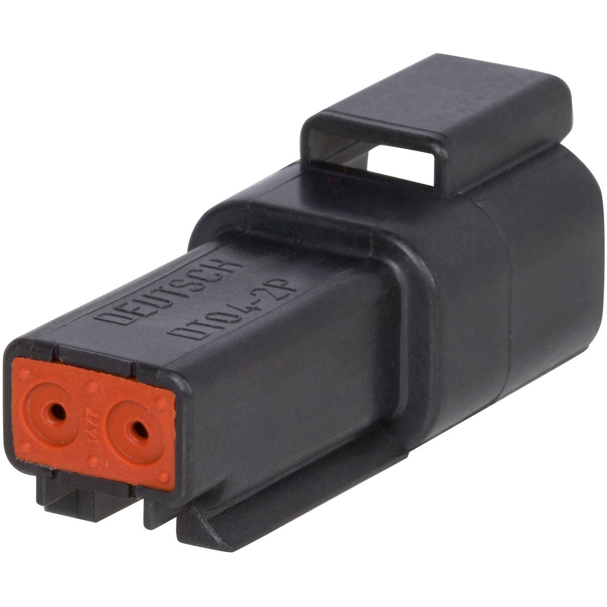DT04-2P-E004 | Deutsch DT 2 Way Black Connector