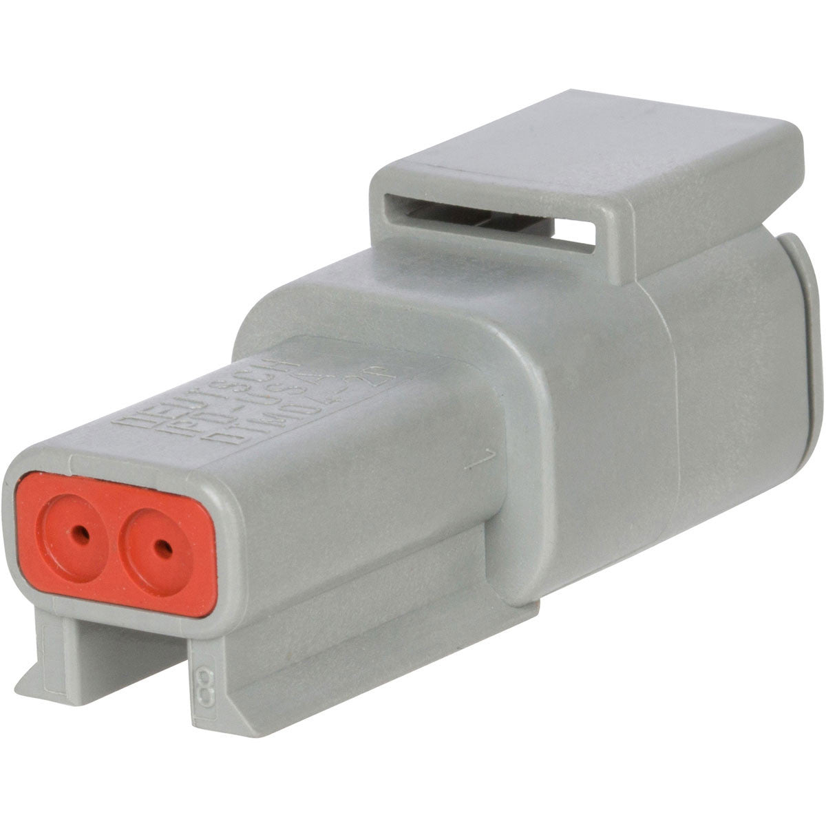DTM04-2P | Deutsch DTM 2 Way Gray Receptacle Connector
