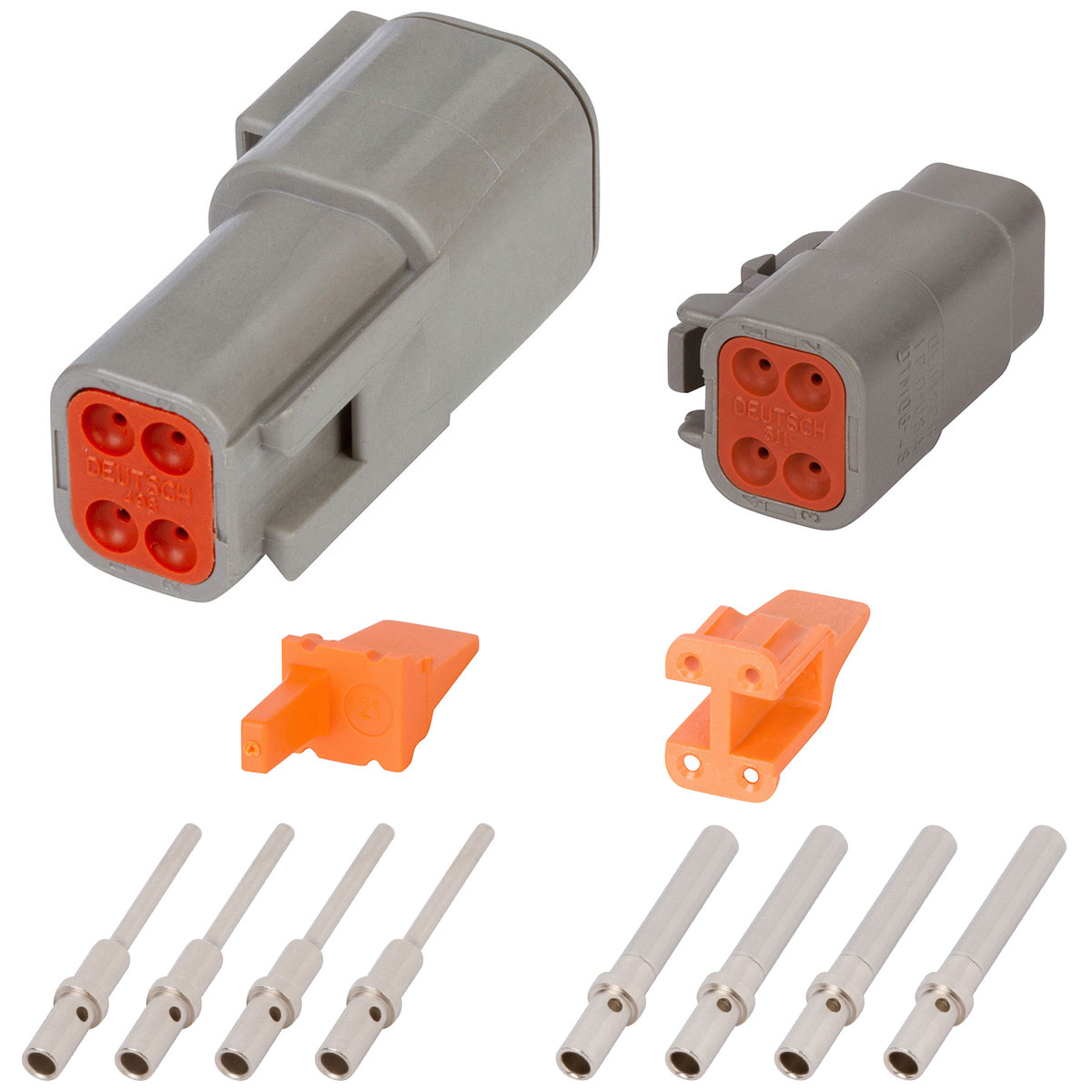 DEUTSCH DTM 4 Way Gray Connector Assembly Kit