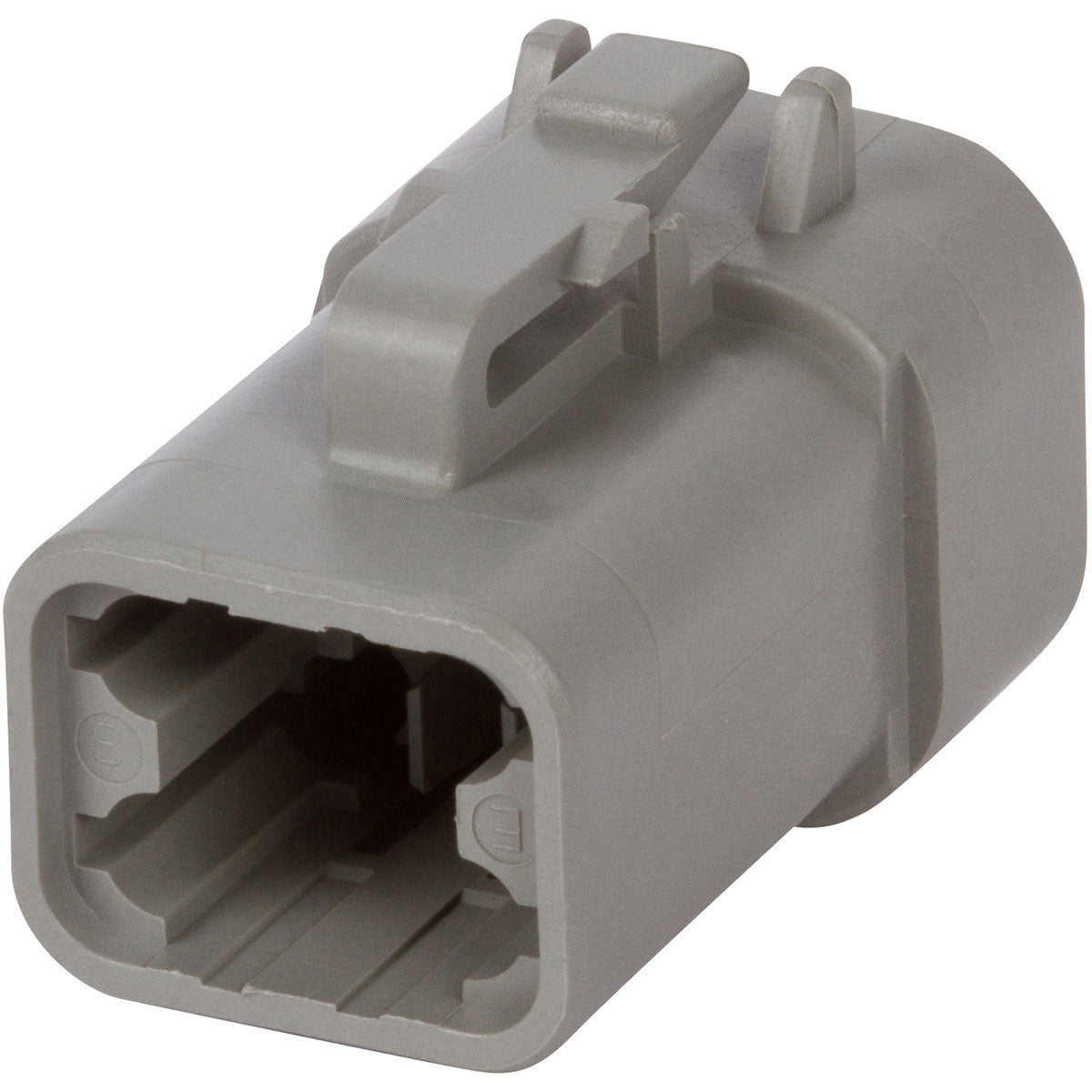 DTP06-4S - DEUTSCH DTP 4 Way Gray Plug Connector