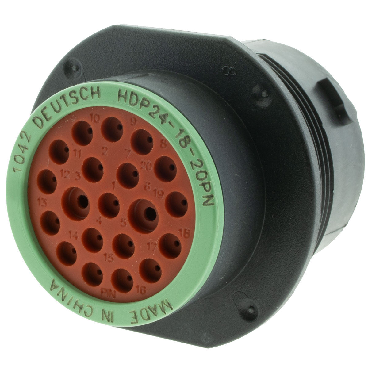 HDP24-18-20PN | DEUTSCH HDP20 20 Way Receptacle Connector