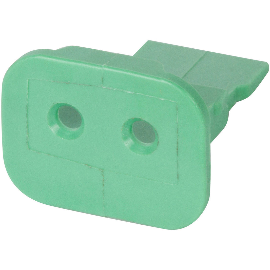 W2P | Deutsch DT 2 Way Green Receptacle Wedgelock